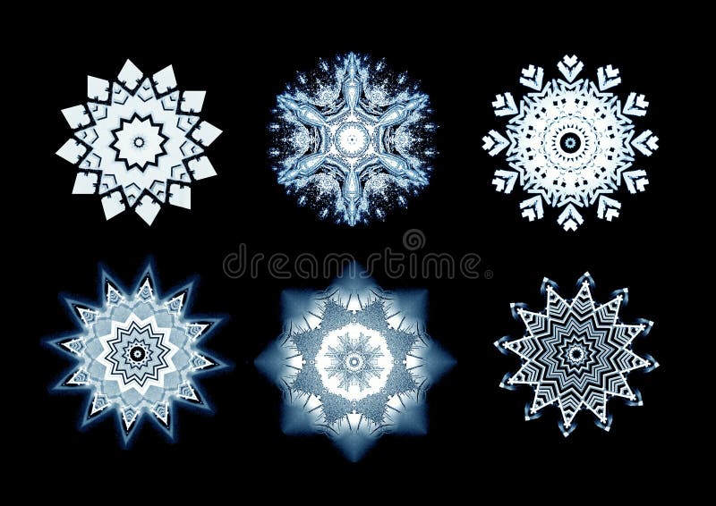 Snowflake designs stock illustration. Illustration of black - 1504227