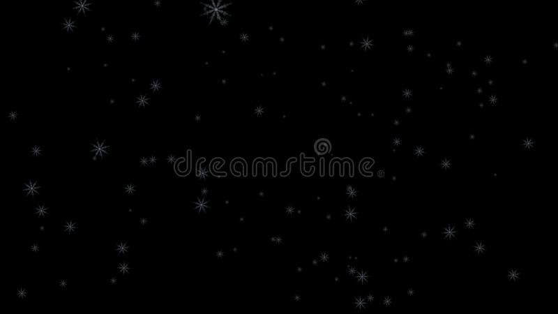 Snowflake Explosion. Burst of Snowflake. Alpha Channel Stock Footage ...