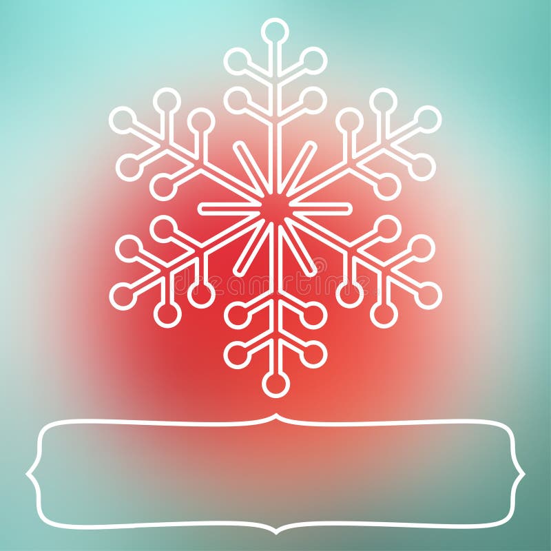 Snowflake frame stock vector. Illustration of vector - 80277244