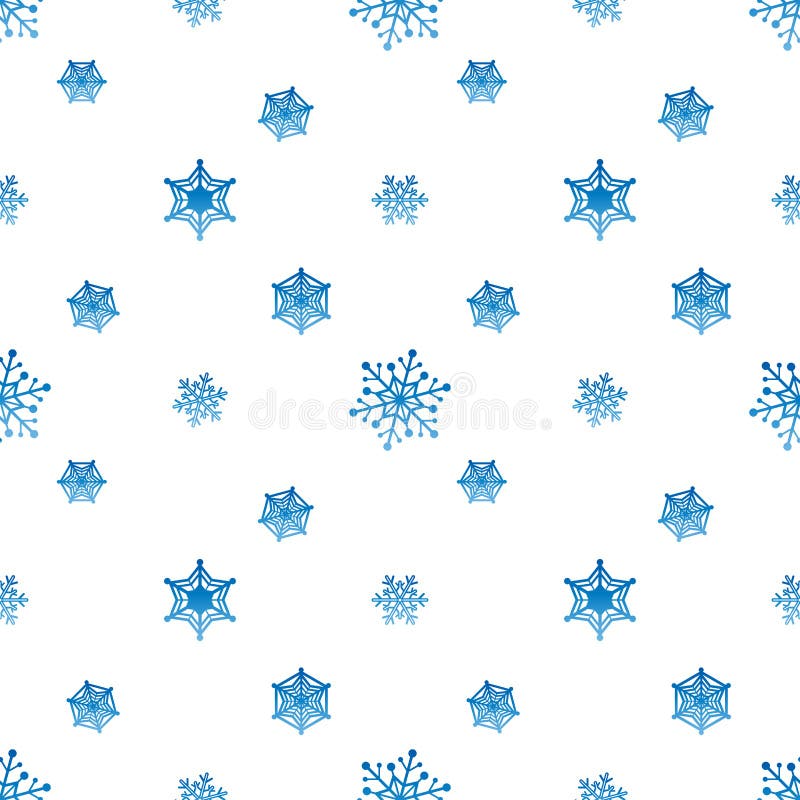 Snowflake Gradient Blue White Background Stock Vector - Illustration of ...