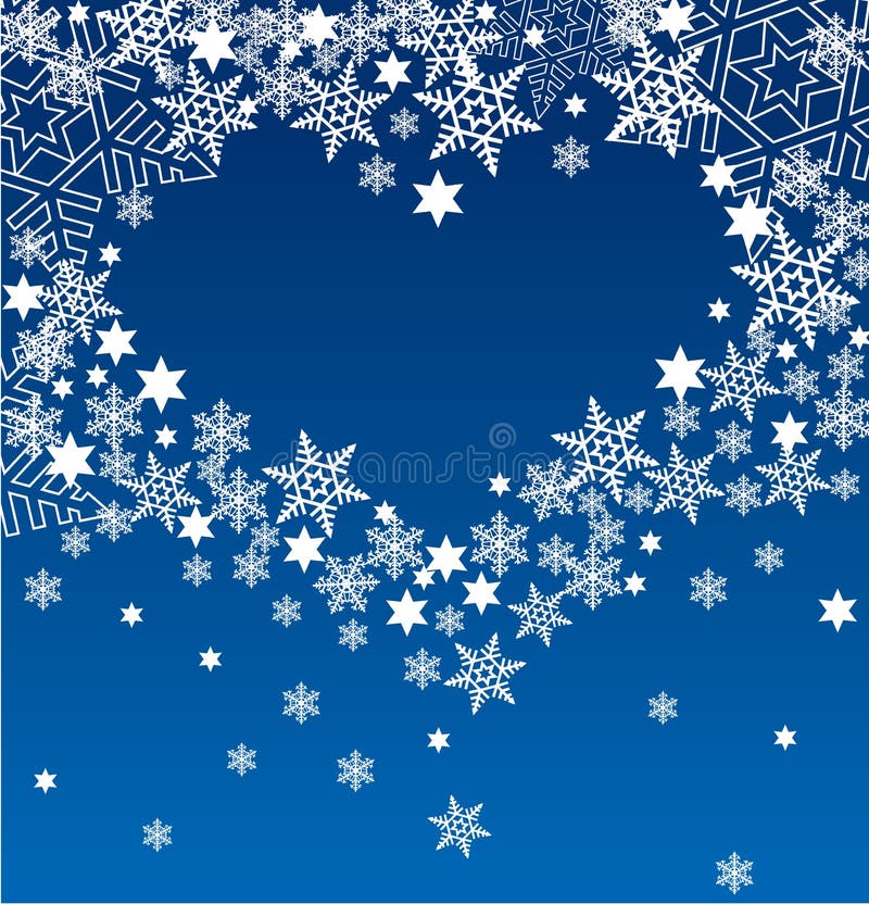 Snowflake_heart_light stock vector. Illustration of abstract - 11876305