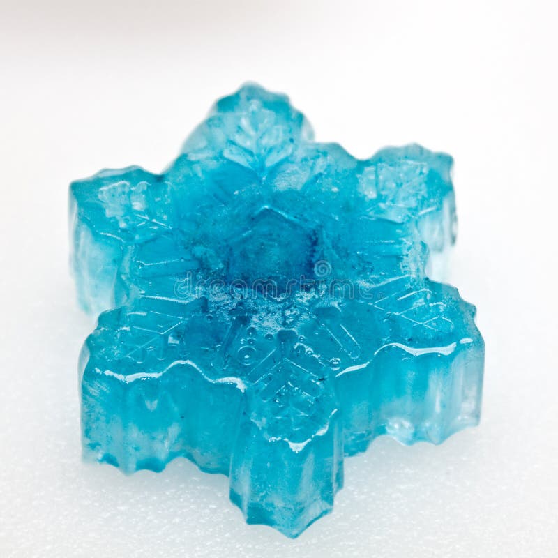 Snowflake Ice Cube stock image. Image of cube, close, shaped - 7197583