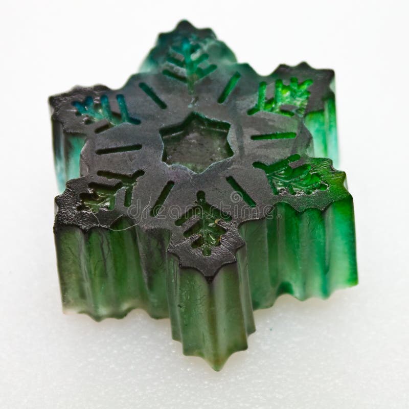 Snowflake Ice Cube stock image. Image of cube, close, shaped - 7197583
