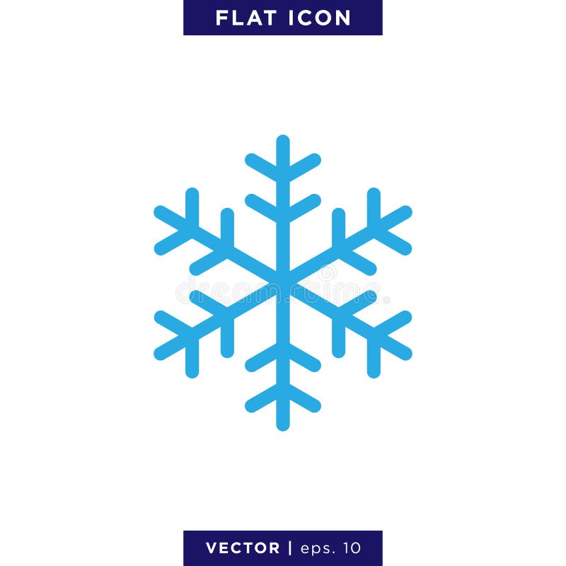Snowflake, Ice Icon Vector Logo Design Template. Stock Vector ...