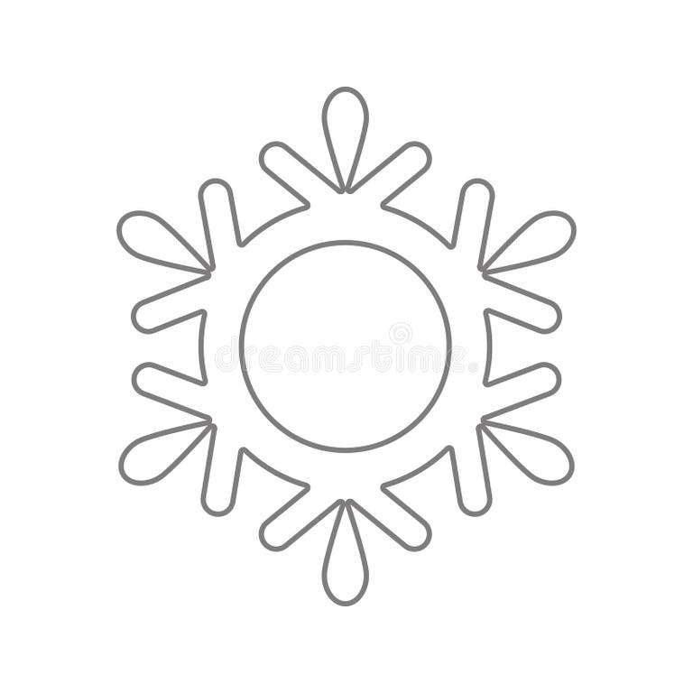 Snowflake Icon. Element of Cyber Security for Mobile Concept and Web ...