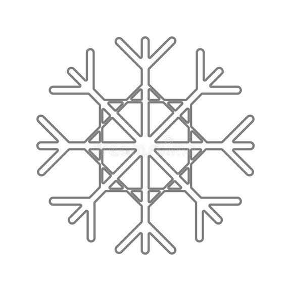 Snowflake Icon. Element of Cyber Security for Mobile Concept and Web ...