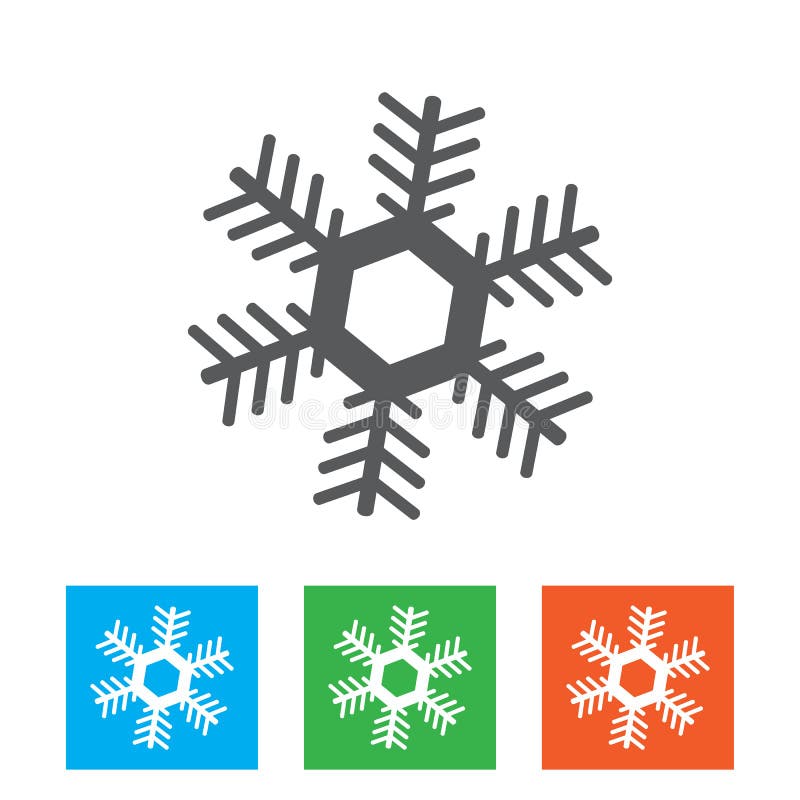 Snowflake Icon Graphic. Snowflake Logo. Vector Illustraton. Stock ...