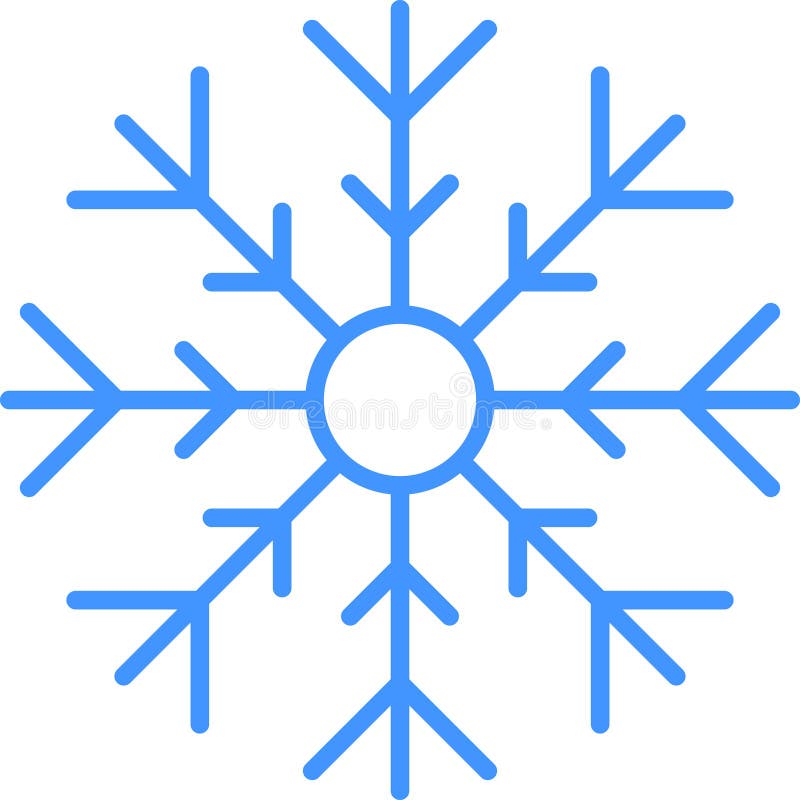 Snowflake Icon. Snowflake Shape Vector Stock Illustration ...