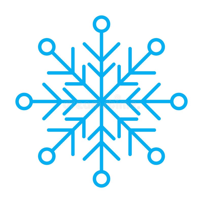 Snowflake. Snowflake Icon. Simple Snowflake Icon in Line Style Design ...