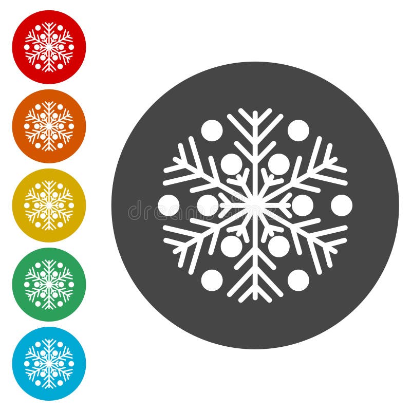 Snowflake icon stock vector. Illustration of season - 185954482