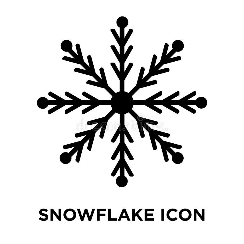 Snowflake Concept Vector Linear Icon Isolated on Transparent Background ...