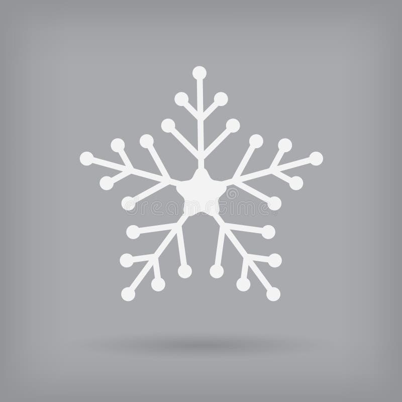 Snowflake icon stock vector. Illustration of symbol - 101497086
