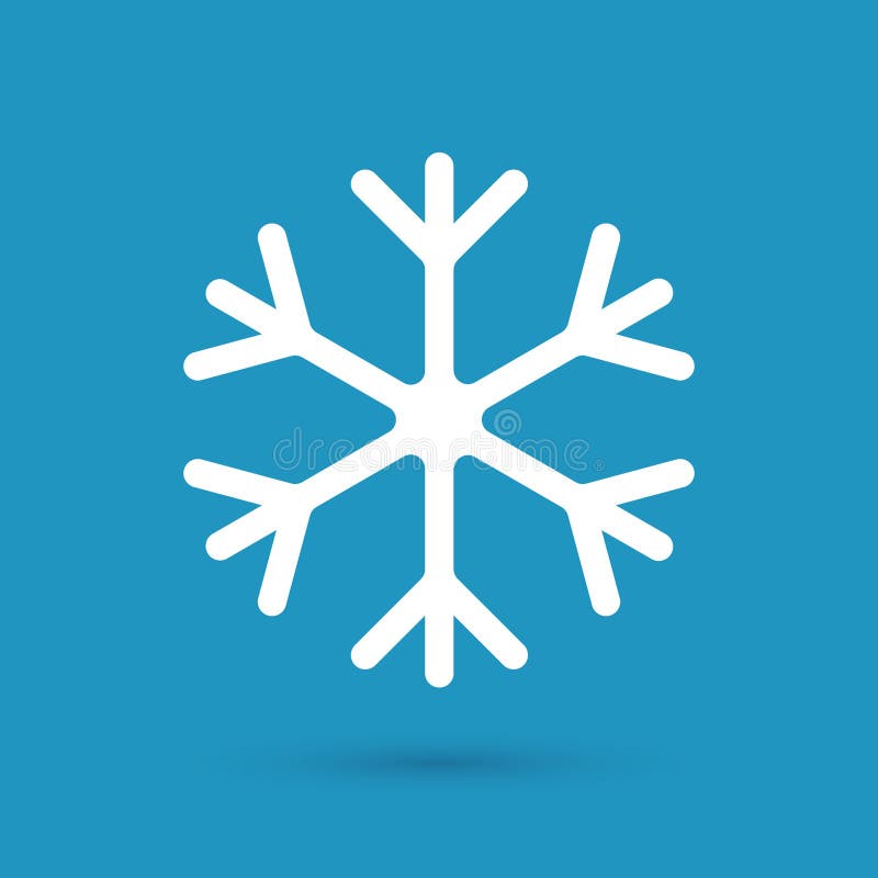 Snowflake Icon, Winter Symbol, Template Flat Graphic Design, Cold Sign ...