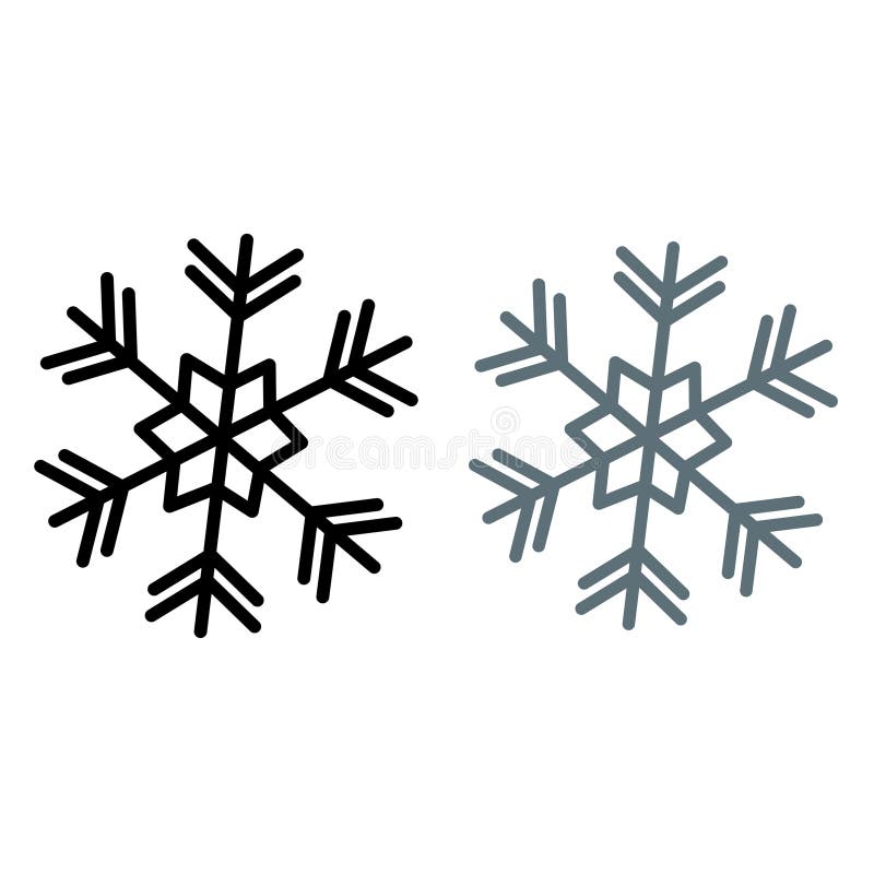 Snowflake icons stock vector. Illustration of journal - 276323397