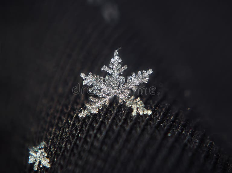 Snowflake Like Human Standing Stock Image - Image of snow, crystal ...