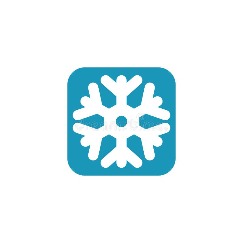 Snowflake Logo Design Vector Icon Template Stock Vector - Illustration ...
