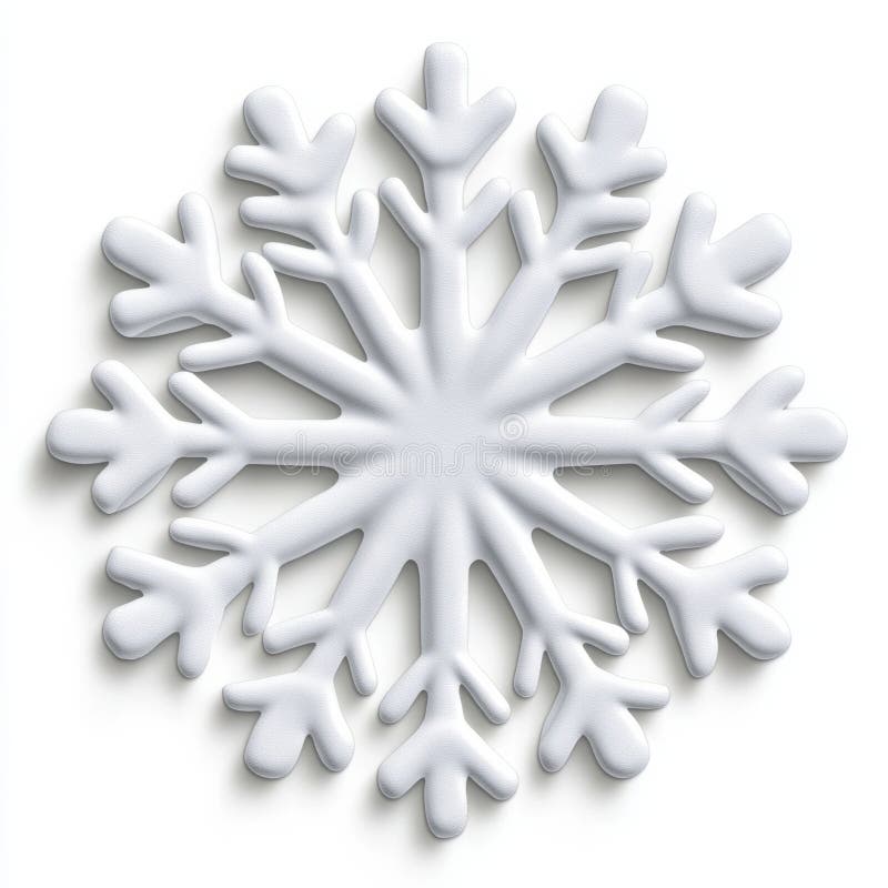 A Snowflake Made of White Plastic with a Bunch of Arrows, AI Stock ...