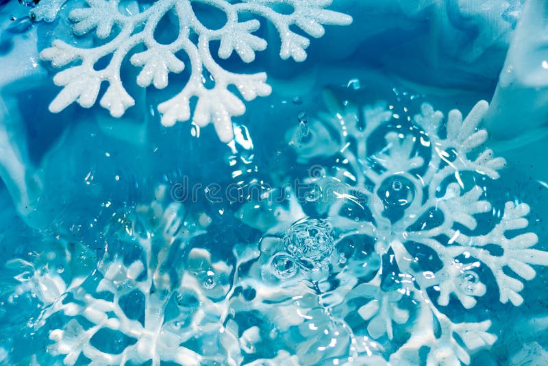 Snowflake Melts in Water Macro Background Stock Image - Image of bright ... Snowflake Melts in Water Macro Background Stock Image - Image of bright ...