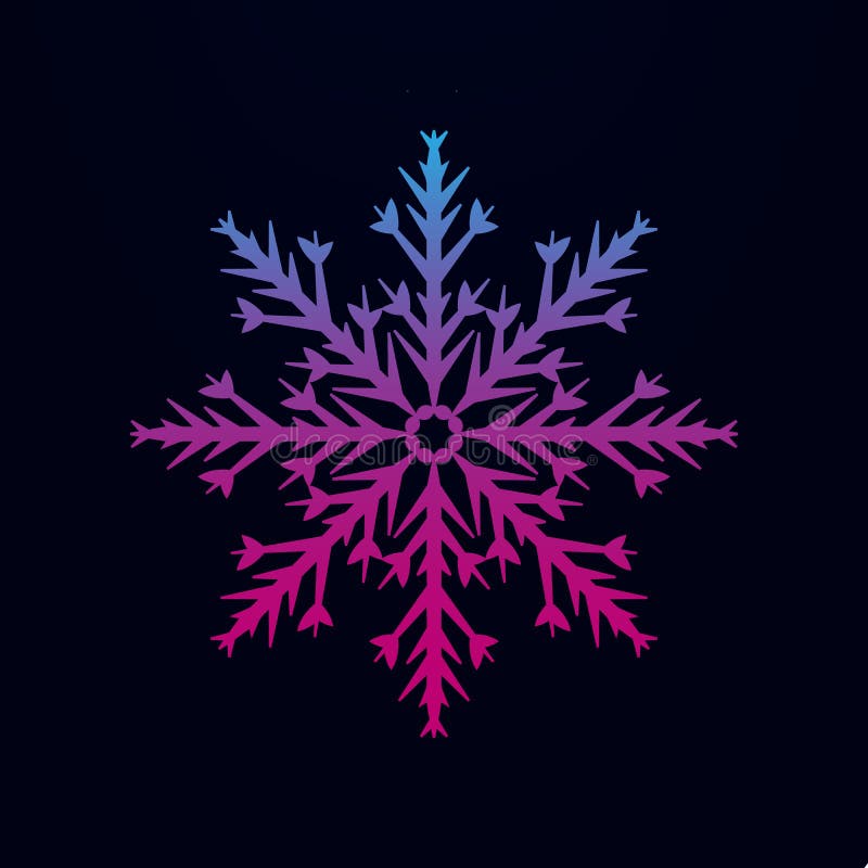 Snowflake Nolan Icon. Simple Thin Line, Outline Vector of Snowflake ...