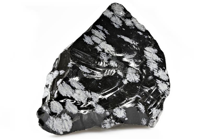 Snowflake obsidian stock photo. Image of rough, obsidian - 242886604