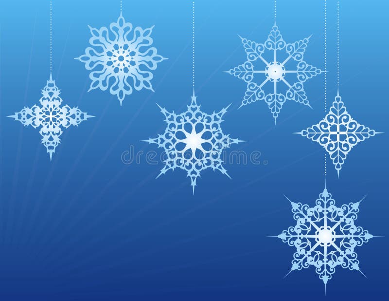 Snowflake Ornaments stock vector. Illustration of abstract - 7471677