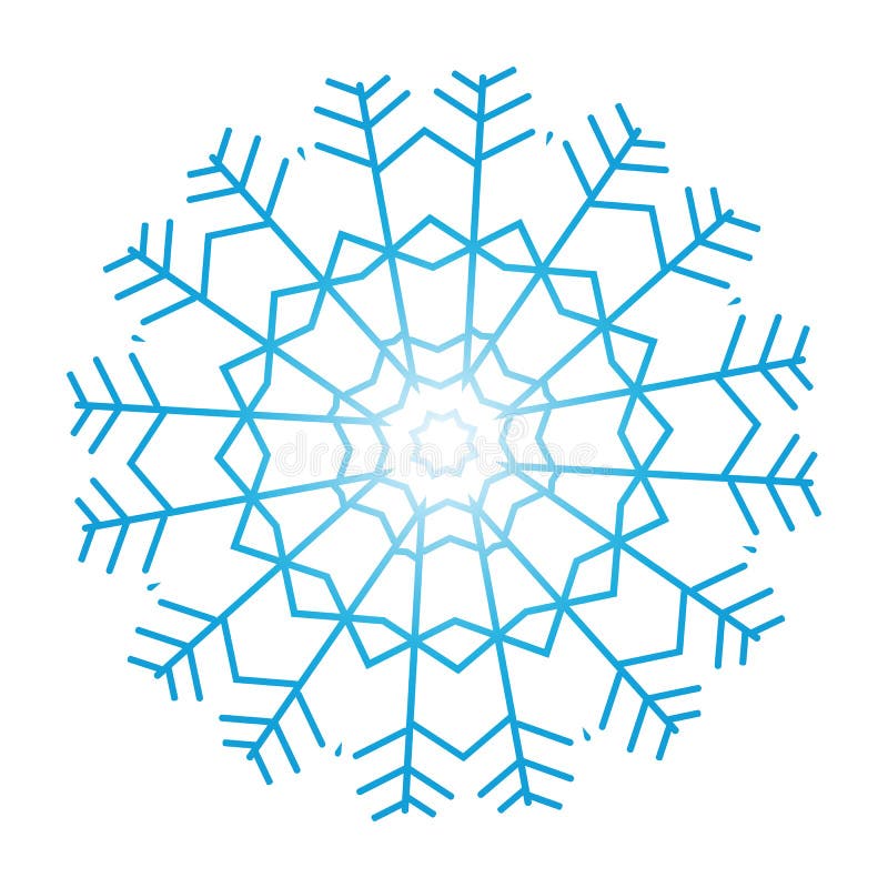 Snowflake ornate stock vector. Illustration of element - 130795674