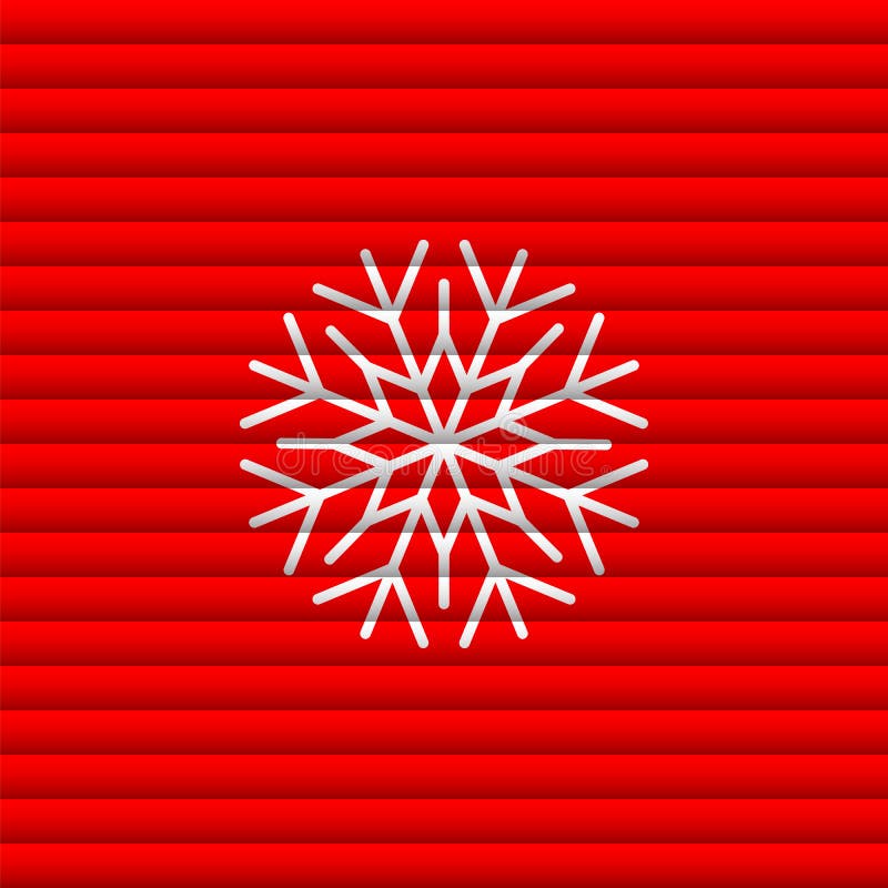 Snowflake Outline Thin Symbol Stock Vector - Illustration of isolated ...