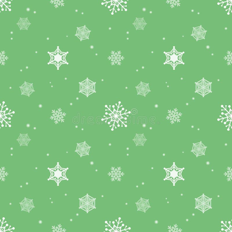 Snowflake Pastel Green Background Tint Layer Stock Vector ...