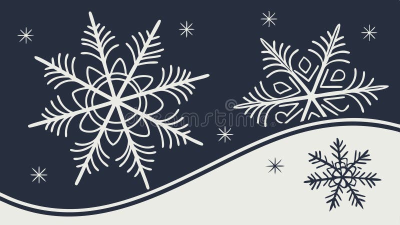 Snowflake Pattern Background, Winter Design Texture Art, Cold Season ...