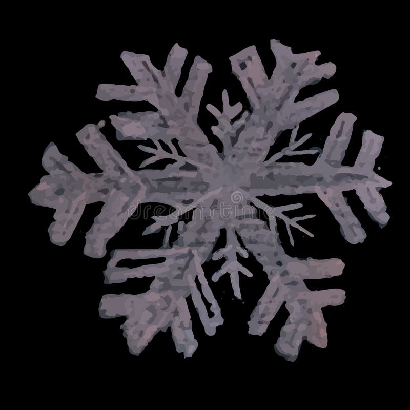 Snowflake, Rose, Vector Illustration Stock Vector - Illustration of ...