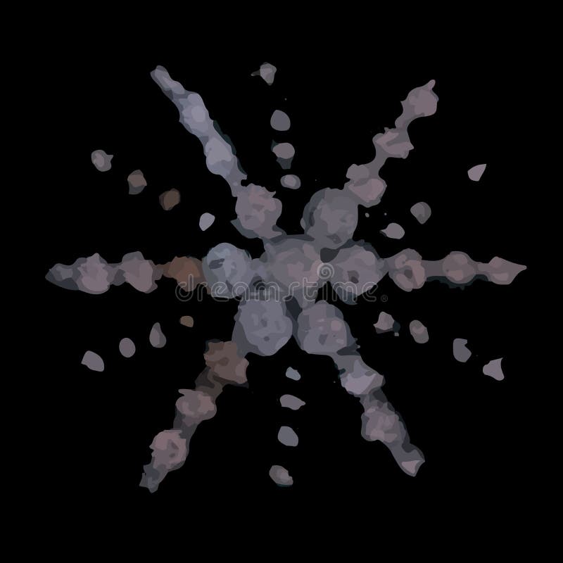 Snowflake, Rose, Vector Illustration Stock Vector - Illustration of ...