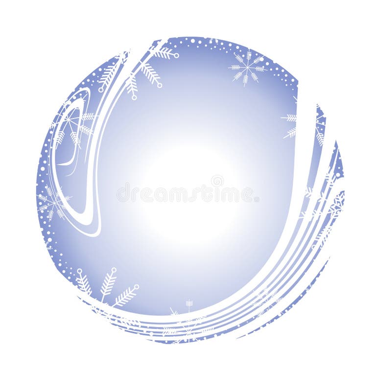 Round Snowflake Border Stock Illustrations – 6,742 Round Snowflake ...
