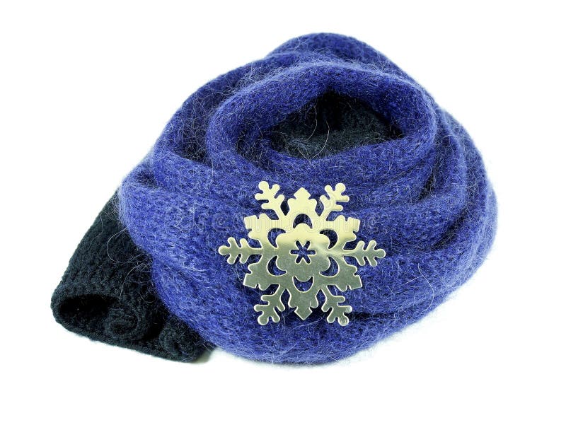 Snowflake on scarf stock image. Image of seasonal, abstract - 62954981