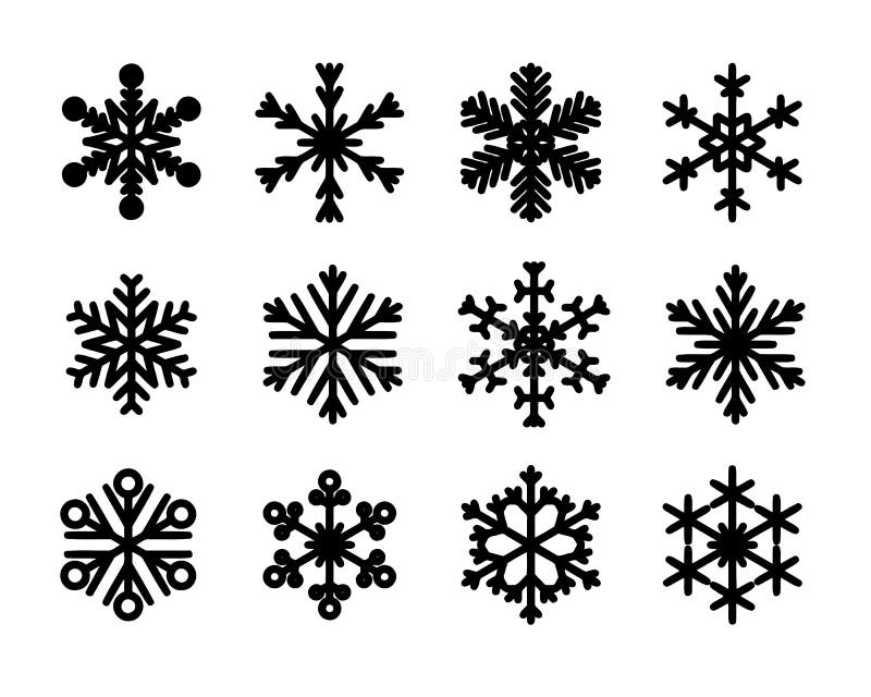 Snowflake shape vectors stock vector. Illustration of pattern - 166848159