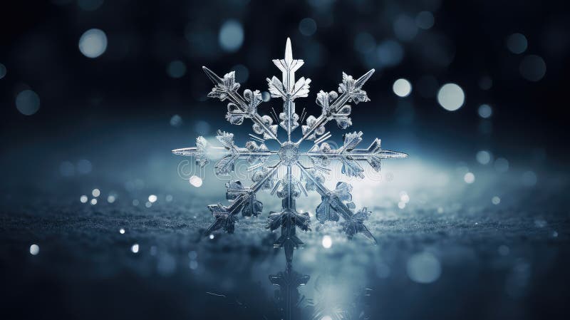 Snowflake Silver Snowflakes Stock Illustration - Illustration of ...