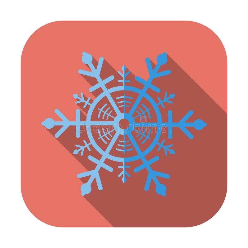 Snowflake icon. stock vector. Illustration of vector - 104039056