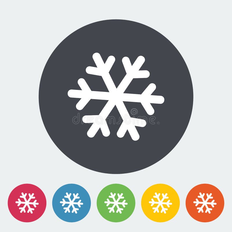 Snowflake icon. stock vector. Illustration of pattern - 102455648
