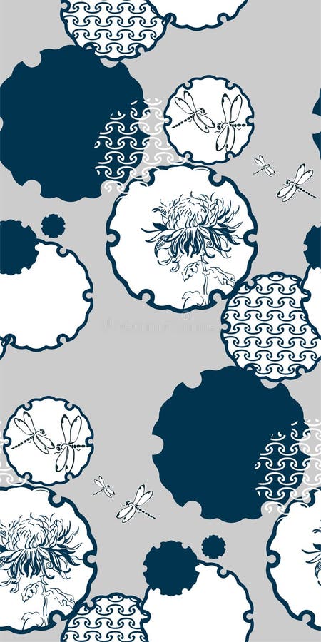 Snowflake Symbol Circle Ornamental Oriental Japanese Chinese Vector ...