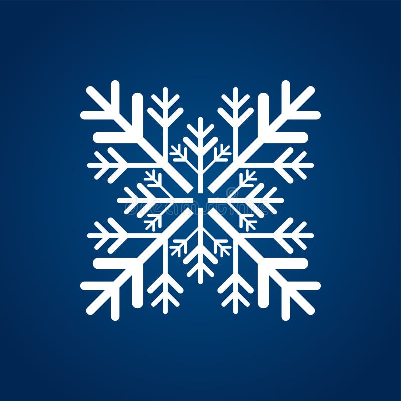 A Snowflake Symbol, Icon, Logo for Design Christmas Vector ...