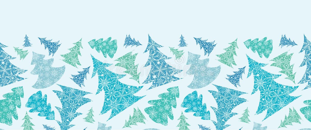 Snowflake Horizontal Border Stock Illustrations – 7,933 Snowflake ...