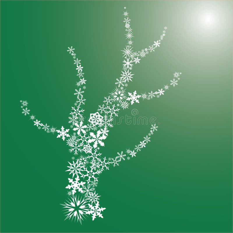 Snowflake Tree Picture. Image: 5526857