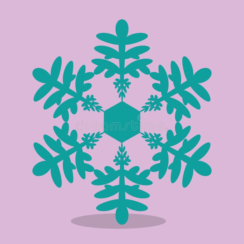 Snowflake turquoise 10 stock vector. Illustration of snowflake - 197988663