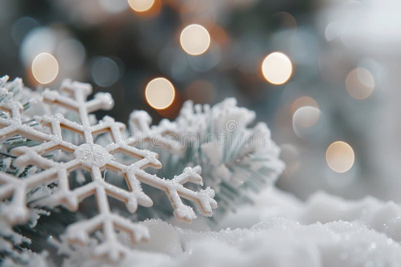 A Snowflake Under a Microscope in the Shape of a Six-pointed Star ...