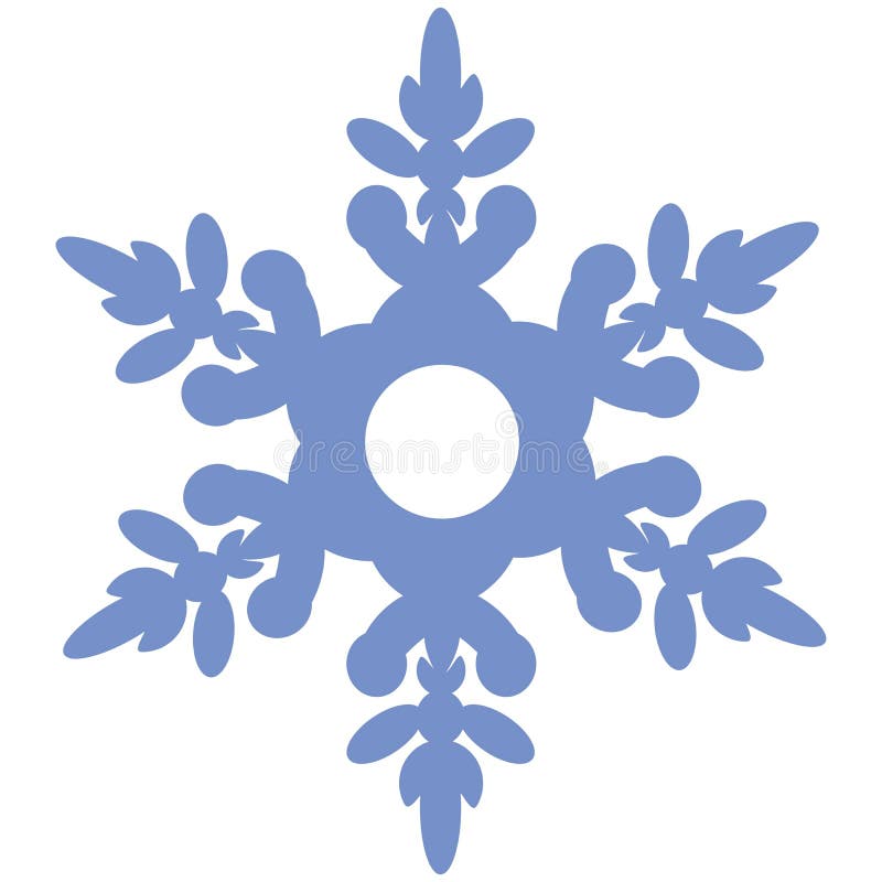 Decorative Snowflake Ornament Vector Stock Vector - Illustration of ...