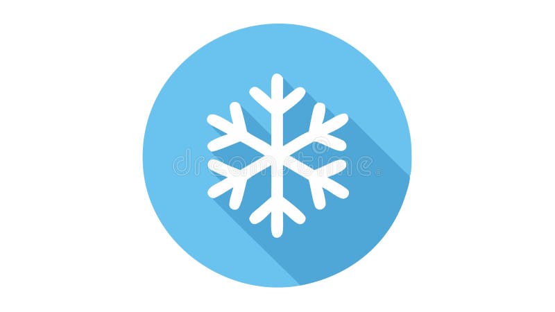 Snowflake Vector Icon 2, Perfect for Winter Themes, Holidays, and Cold ...