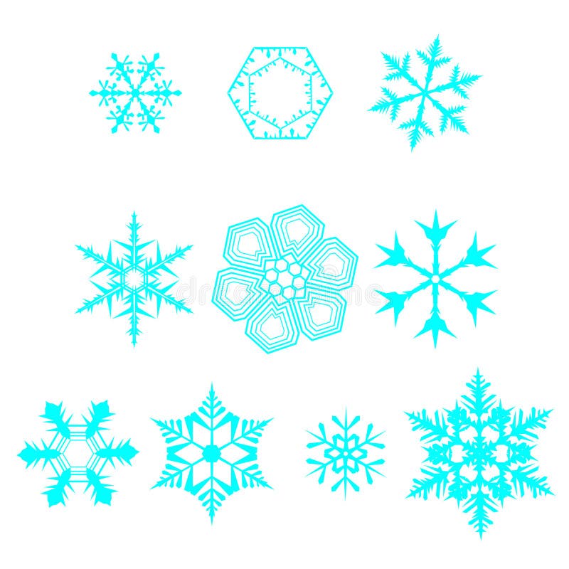 Snowflake Vectors Stock Illustrations – 2,102 Snowflake Vectors Stock ...