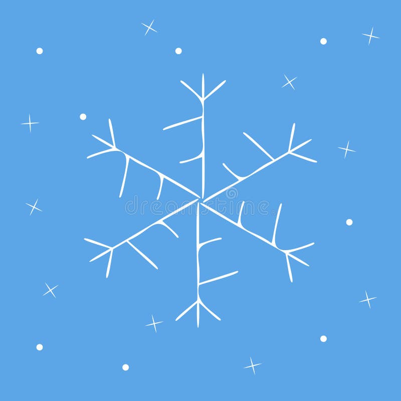 Snowflake Winter. Design Element Stock Vector - Illustration of freeze ...
