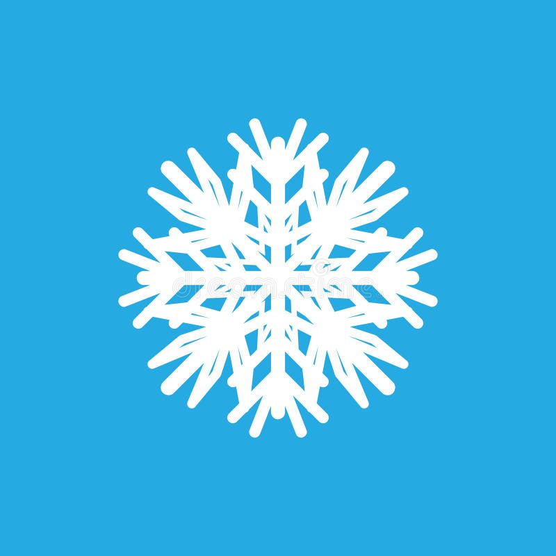 Snowflake Winter Icon and Symbol Vector Template Illustration Stock ...