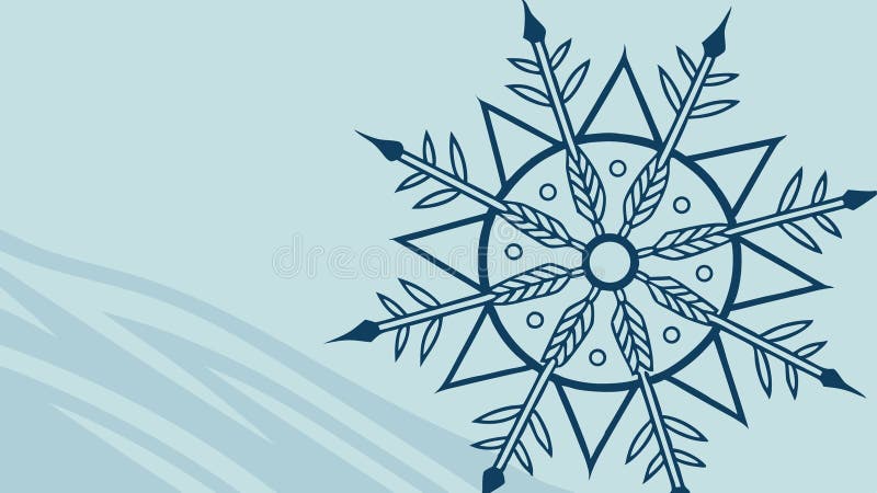 Snowflake Winter Pattern Design, Vector Design Generative AI Stock ...