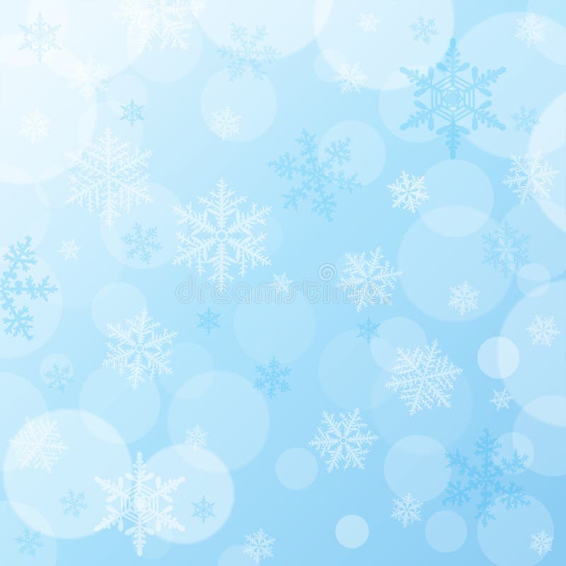 Light Color Background with Snowflakes and Stars, Vector Stock Vector ...